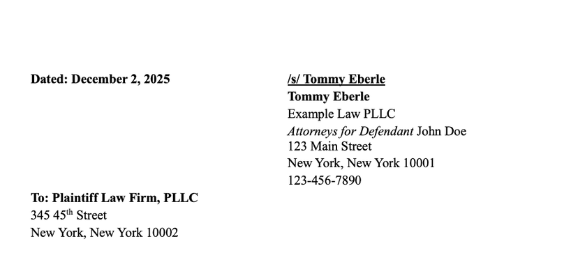 How to Format Attorney Signature Blocks in Answers Perfectly in Word ...